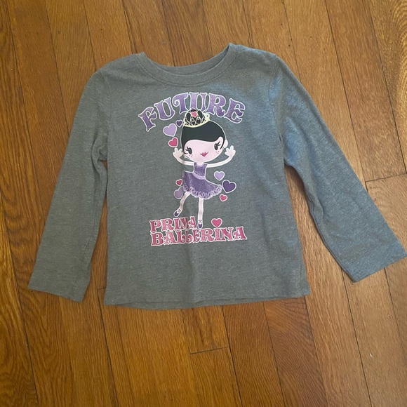 Shirts & Tops | Gray Future Prima Ballerina Kids Shirt | Poshmark
